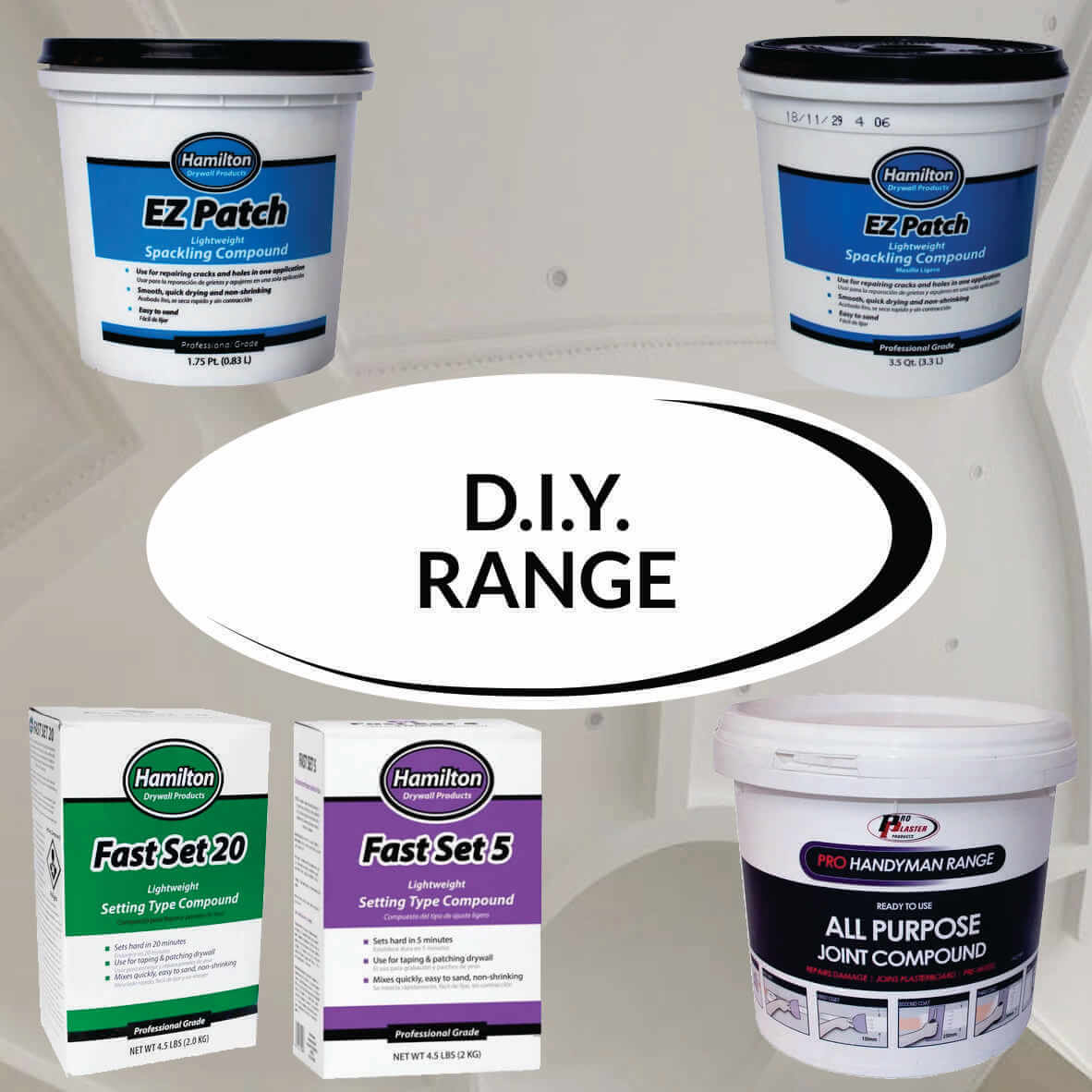 D.I.Y. Range – Pro Plaster Products