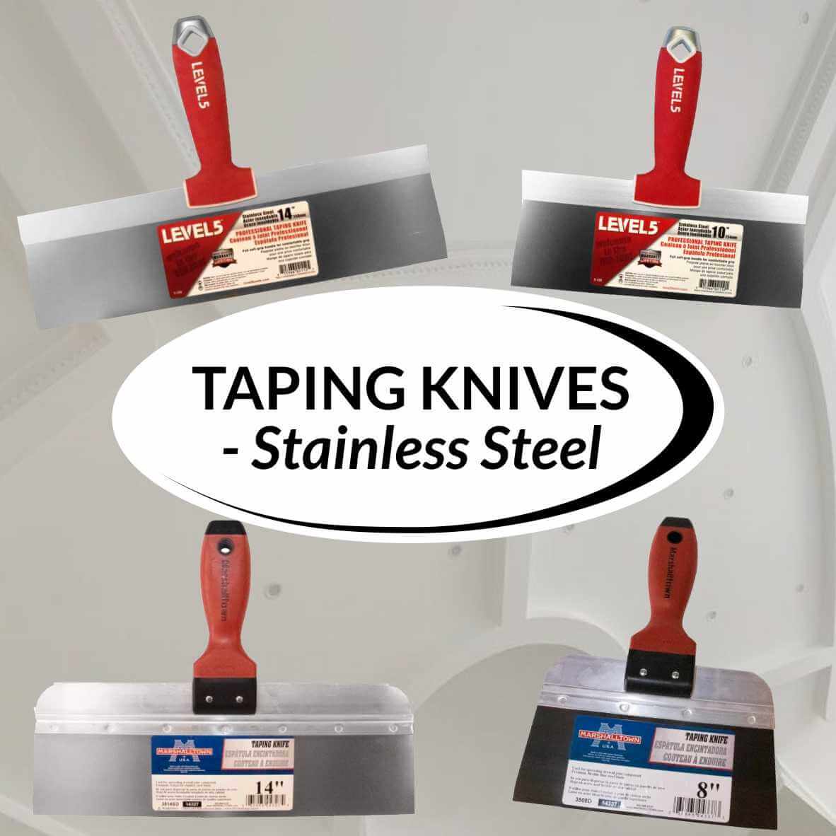 Taping Knives - Stainless Steel – Pro Plaster Products