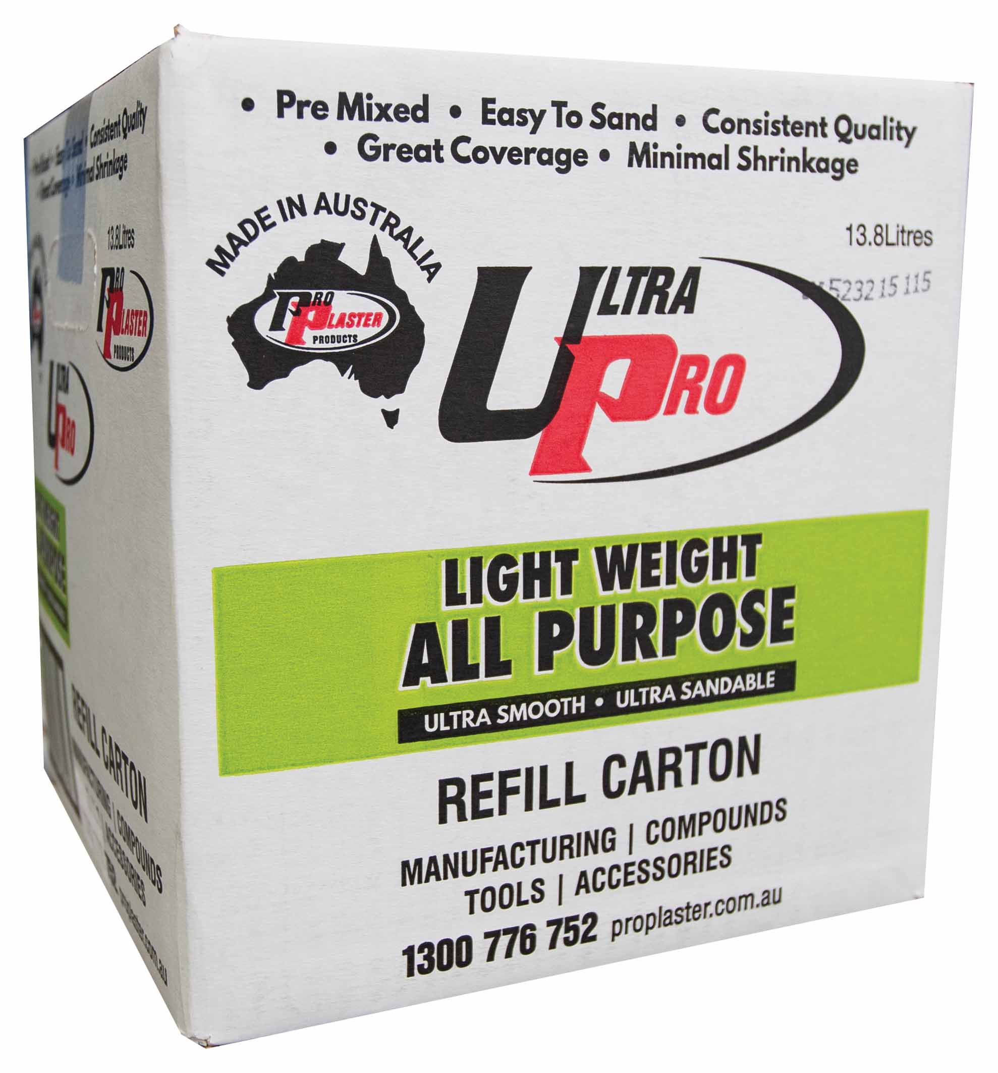 UltraPro Carton 13.8Ltr (15.5 kg) White – Pro Plaster Products
