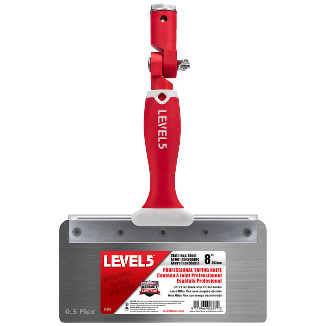 Offset taping Knife Flex Stainless 8in 200mm Level5 Tool – Pro Plaster ...