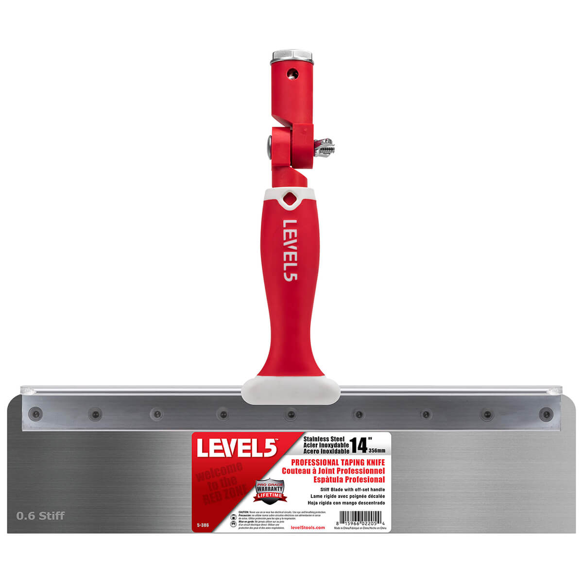 Offset Taping Knife Stiff Stainless 14in 350mm Level5 Tool – Pro ...